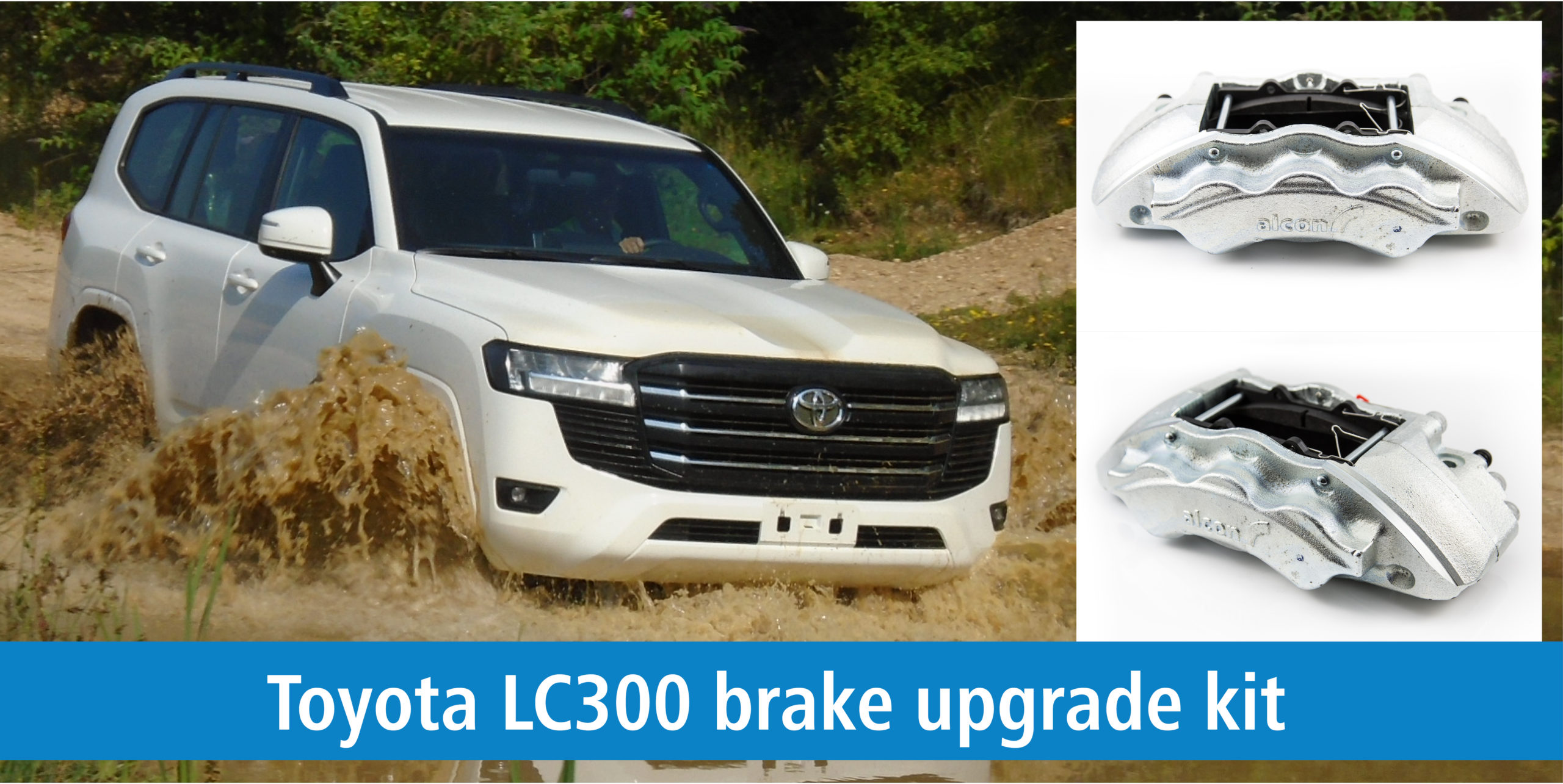 New Toyota LC300 brake upgrade kit for use in armoured vehicles and for ...